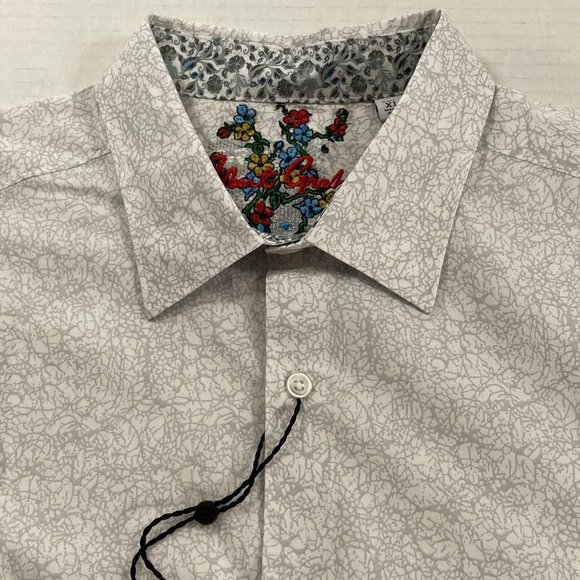 Robert Graham | Shirts | Robert Graham Armstrong Mens Shirt White ...